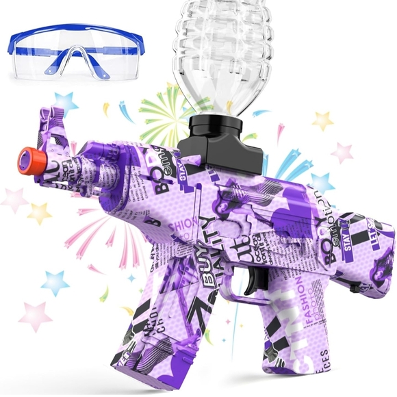 Toys | Purple Water Blaster Toy Gun With Goggles | Poshmark
